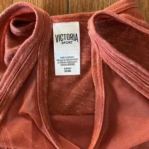 Victoria's Secret | Tops | Victorias Secret Sport Mesh V Workout Tank ...